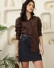 Buy Brown Shirts for Women by Shein Online | sheinindia.in