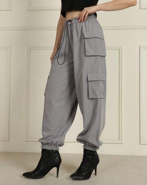 Buy Grey Trousers & Pants for Women by Shein Online | sheinindia.in