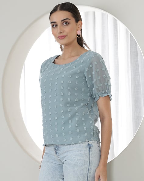 Buy Grey Tops for Women by Shein Online | sheinindia.in