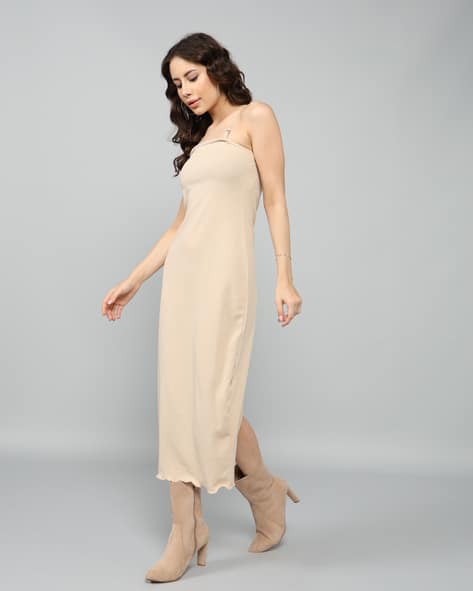 Buy Cream Dresses for Women by Shein Online | sheinindia.in