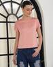 Buy Peach Tops for Women by Shein Online | Ajio.com