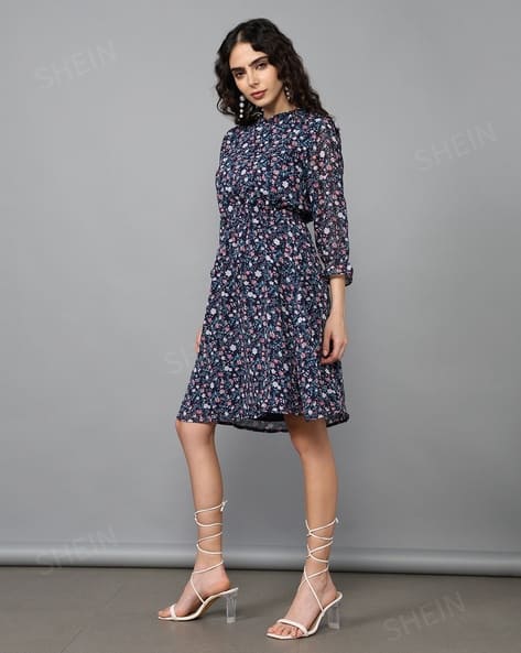 Buy blackmix Dresses for Women by Shein Online | sheinindia.in