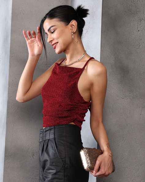 Buy Red Tops for Women by Shein Online | sheinindia.in