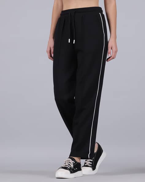 Buy Black Track Pants for Women by Shein Online | sheinindia.in
