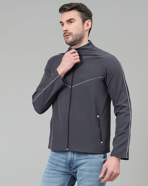 Buy Dark Grey Jackets & Coats for Men by Shein Online | sheinindia.in