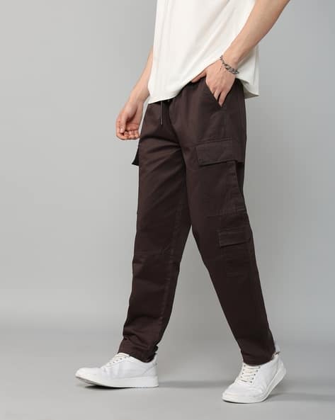 Buy Dark Grey Trousers & Pants for Men by Shein Online | Ajio.com