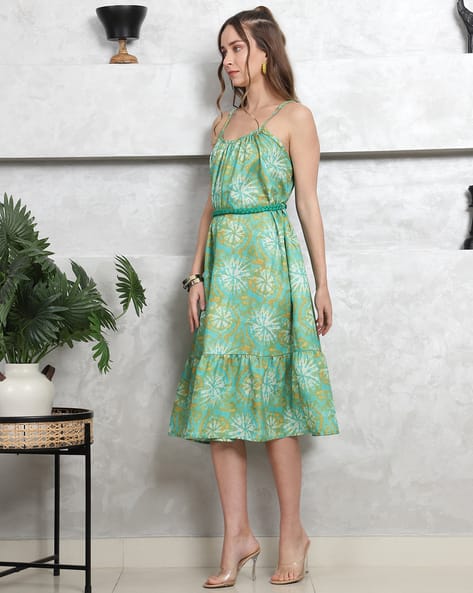 Buy Green Mix Dresses for Women by Shein Online | sheinindia.in