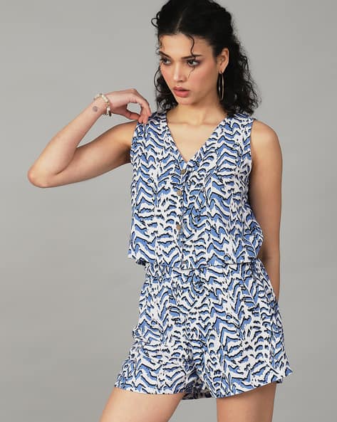 Buy Blue Co-ord Sets for Women by Shein Online | sheinindia.in
