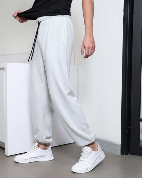 Buy Grey Melange Track Pants for Men by Shein Online | sheinindia.in