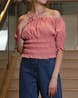 Buy Peach Tops for Women by Shein Online | sheinindia.in