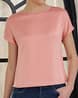 Buy Peach Tops for Women by Shein Online | Ajio.com