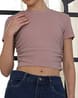 Buy Peach Tops for Women by Shein Online | sheinindia.in