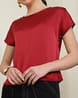 Buy Maroon Tops for Women by Shein Online | Ajio.com