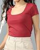 Buy Maroon Tops for Women by Shein Online | sheinindia.in