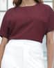 Buy Maroon Tops for Women by Shein Online | sheinindia.in