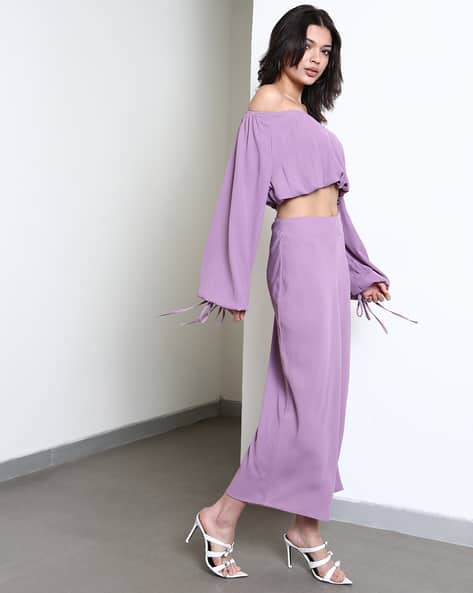 Buy Purple Co-ord Sets for Women by Shein Online | sheinindia.in