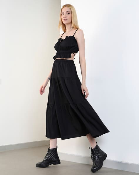 Buy Black Co-ord Sets for Women by Shein Online | Ajio.com