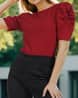Buy Maroon Tops for Women by Shein Online | Ajio.com