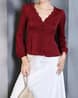 Buy Maroon Tops for Women by Shein Online | Ajio.com