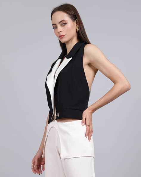 Buy Black Tops for Women by Shein Online | sheinindia.in