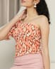 Buy Peach Tops for Women by Shein Online | Ajio.com