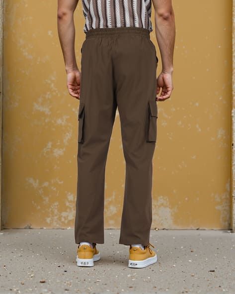 Buy Brown Track Pants for Men by Shein Online | sheinindia.in