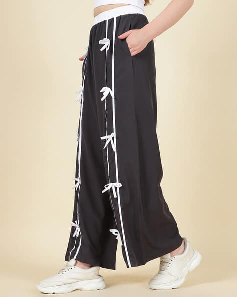 Buy Dark Grey Track Pants for Women by Shein Online | sheinindia.in