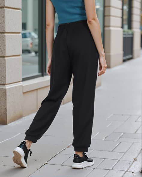 Buy Black Track Pants for Women by Shein Online | sheinindia.in