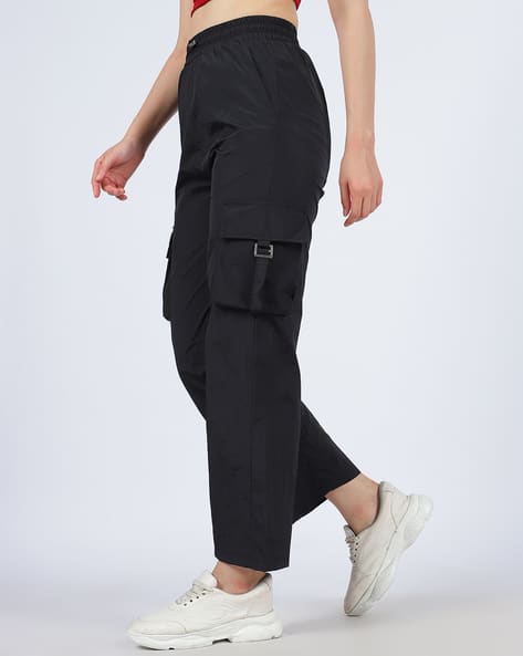 Buy Black Track Pants for Women by Shein Online | sheinindia.in