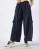 Buy Navy Track Pants for Women by Shein Online | sheinindia.in