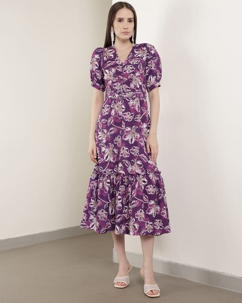 Buy Purple Dresses for Women by Shein Online | sheinindia.in