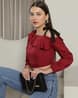 Buy Maroon Tops for Women by Shein Online | sheinindia.in
