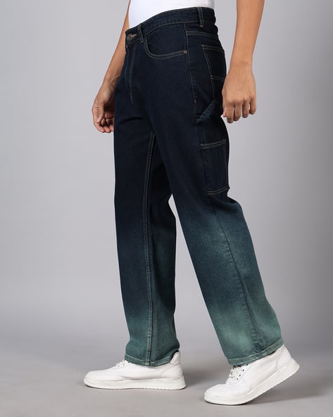 Buy Mid Blue Jeans for Men by Shein Online | sheinindia.in