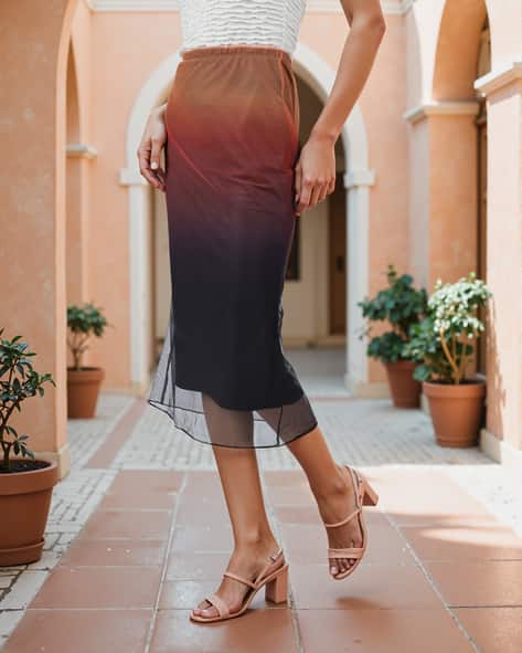 Buy Mix Cols Skirts for Women by Shein Online | sheinindia.in
