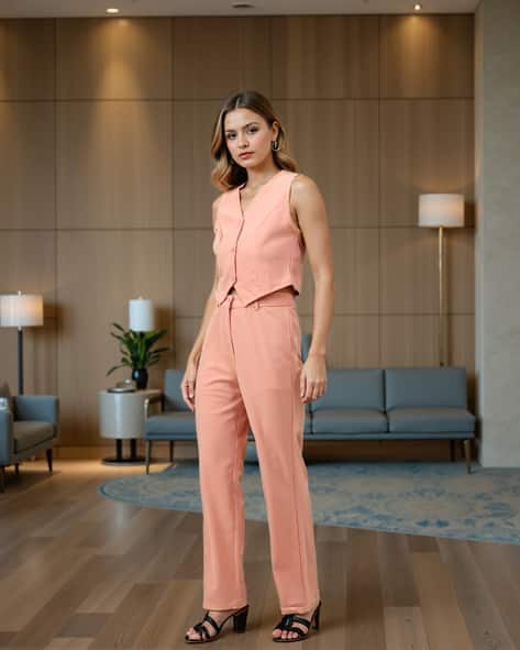 Buy Pink Co-ord Sets for Women by Shein Online | Ajio.com