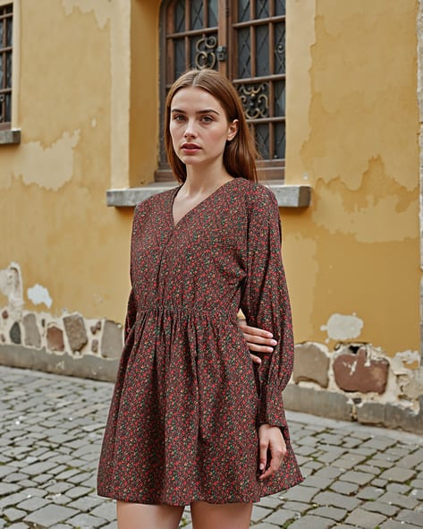 Buy Black Mix Dresses for Women by Shein Online | sheinindia.in