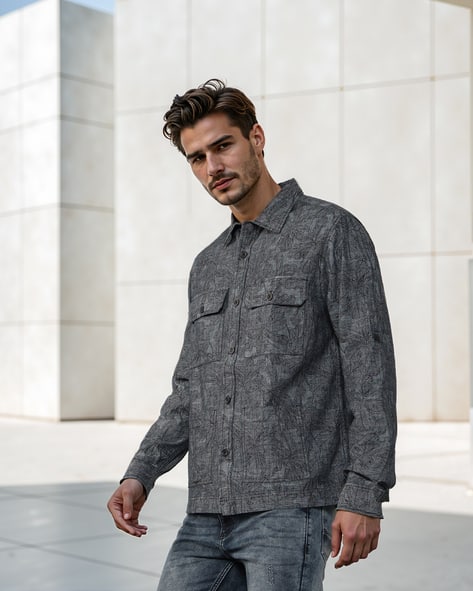 Buy Grey Jackets & Coats for Men by Shein Online | sheinindia.in