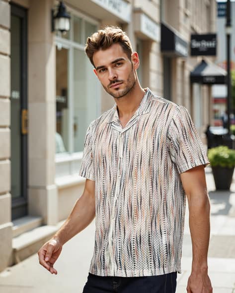 Buy Multi Shirts for Men by Shein Online | sheinindia.in