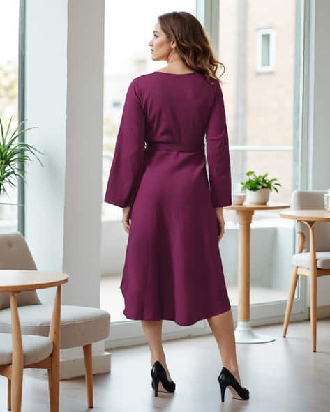 Buy Maroon Dresses for Women by Shein Online | Ajio.com