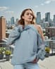 Buy Light Blue Tops for Women by Shein Online | sheinindia.in