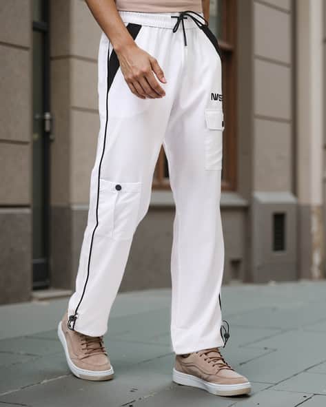 Buy White Track Pants for Men by Shein Online | sheinindia.in