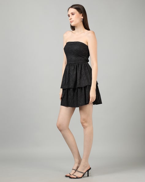 Buy Black Mix Dresses for Women by Shein Online | sheinindia.in