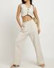 Buy Cream Co-ord Sets for Women by Shein Online | Ajio.com