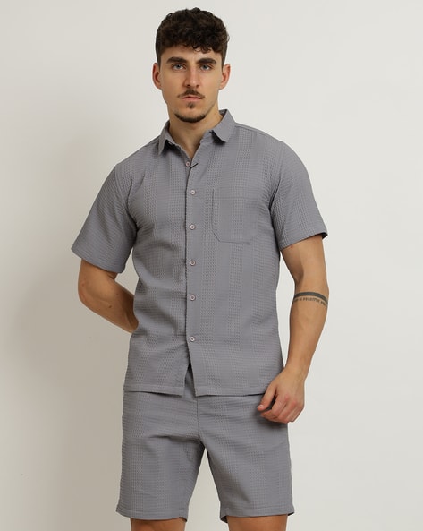 Buy Grey Co-ord Sets for Men by Shein Online | sheinindia.in