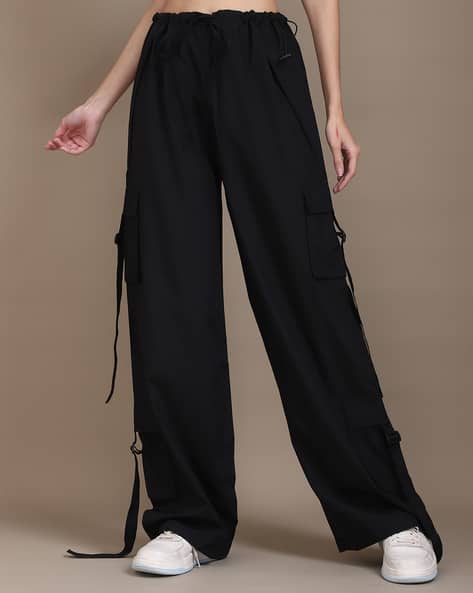 Buy Black Track Pants for Women by Shein Online | sheinindia.in