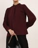 Buy Maroon Tops for Women by Shein Online | sheinindia.in