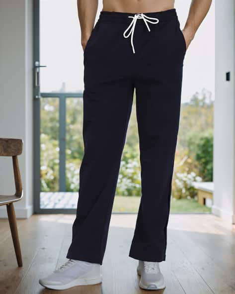 Buy Navy Blue Track Pants for Men by Shein Online | sheinindia.in