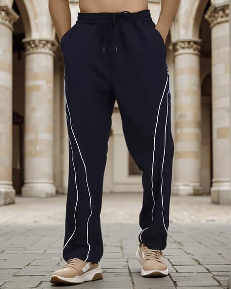 Buy Navy Track Pants for Men by Shein Online | sheinindia.in