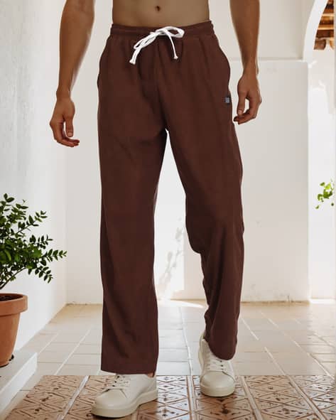 Buy Brown Track Pants for Men by Shein Online | sheinindia.in