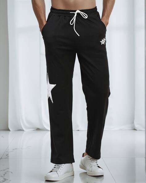 Buy Black Track Pants for Men by Shein Online | sheinindia.in